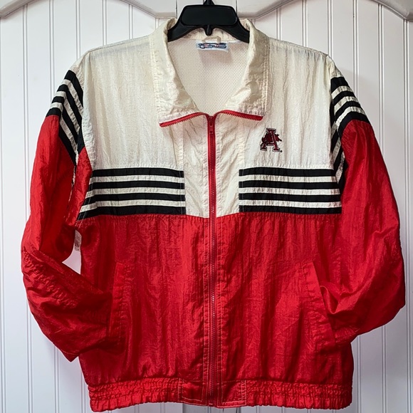 Jackets & Coats | Vintage 9s Arkansas Razorbacks Windbreaker Jacket L ...